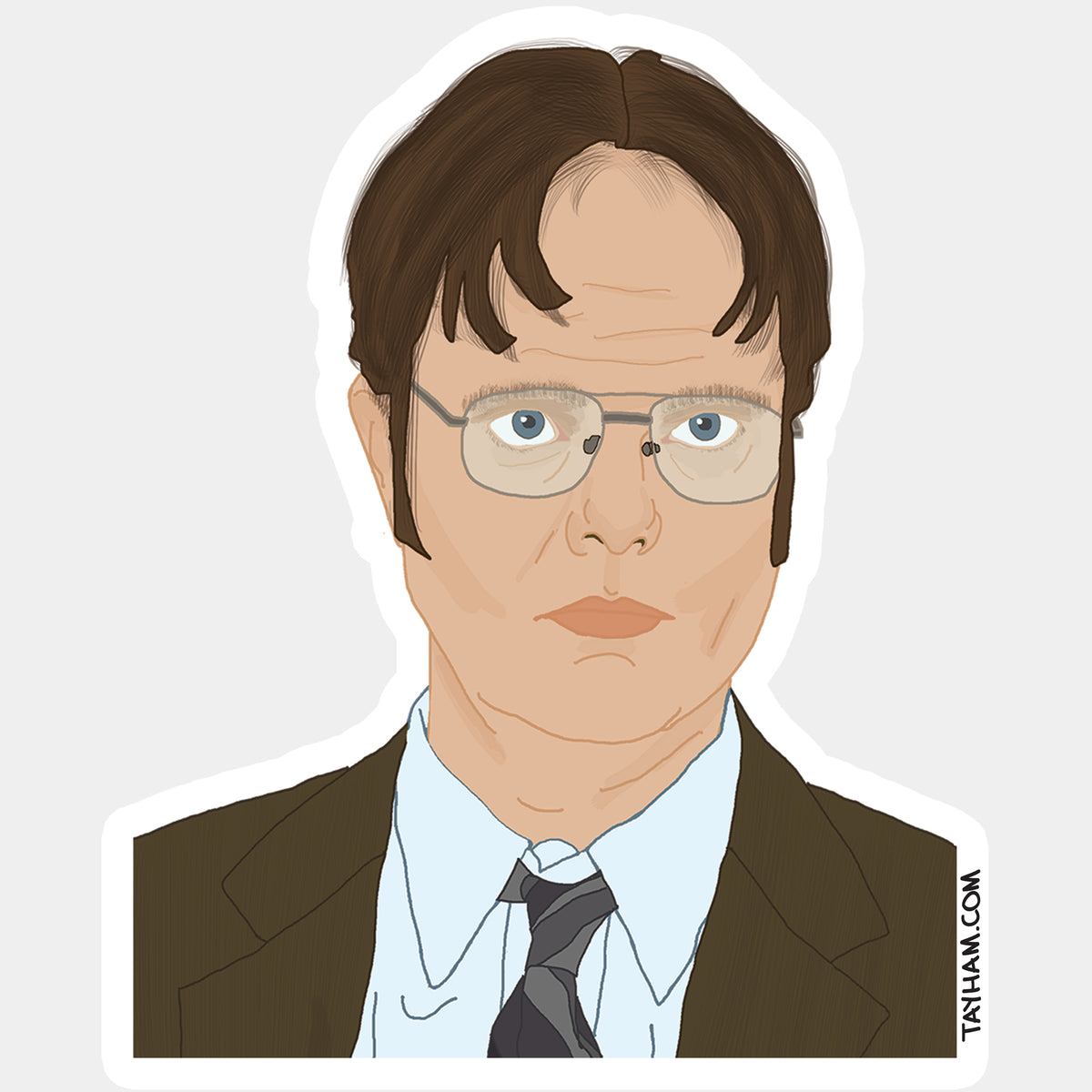 Dwight Sticker - The Office – My Favorite - Taking a break from online ...